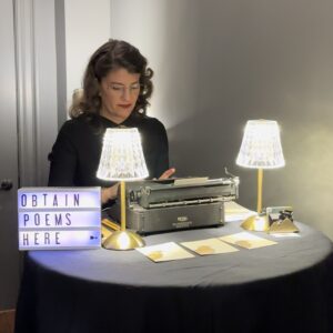 Typewriter Poetry for Events- Charlottesville Poem Store
