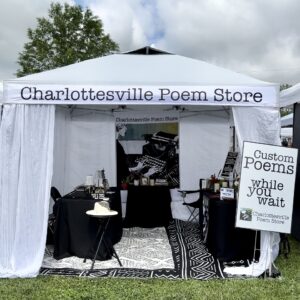 Typewriter Poetry for Events- Charlottesville Poem Store