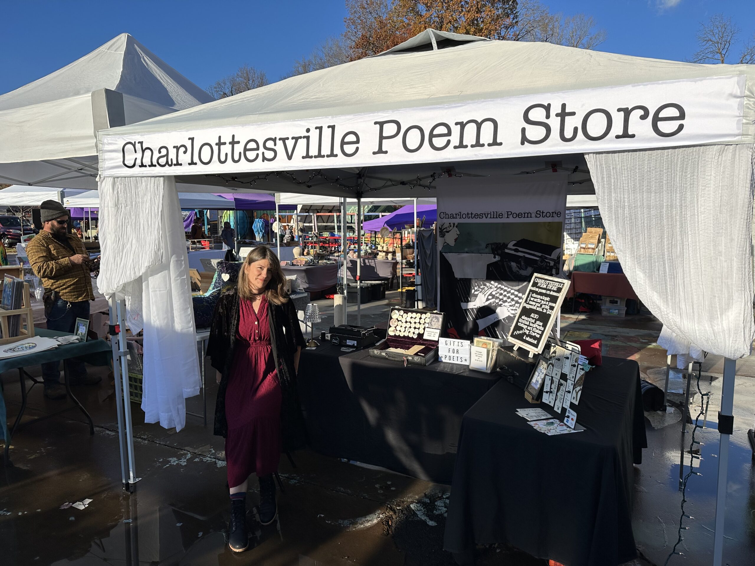 Typewriter Poetry for Events- Charlottesville Poem Store